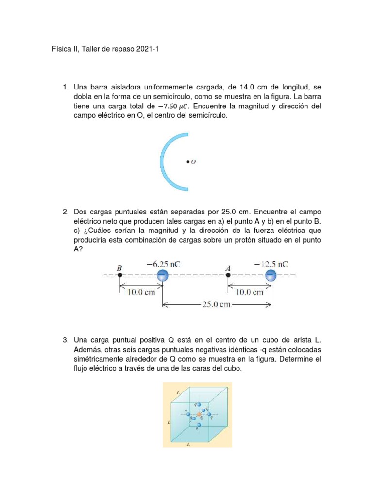 Taller Repaso f2 | PDF