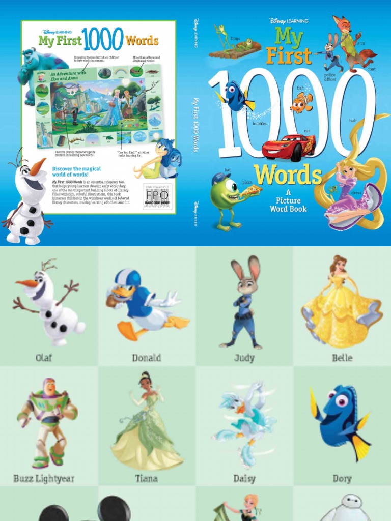 Disney My First 1000 Words | PDF