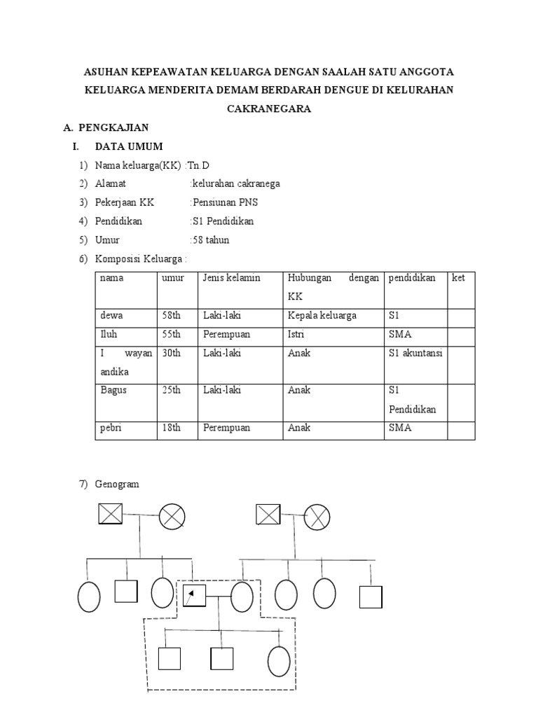 Askep Keluarga DBD Dikonversi 1 | PDF | Kesehatan Holistik