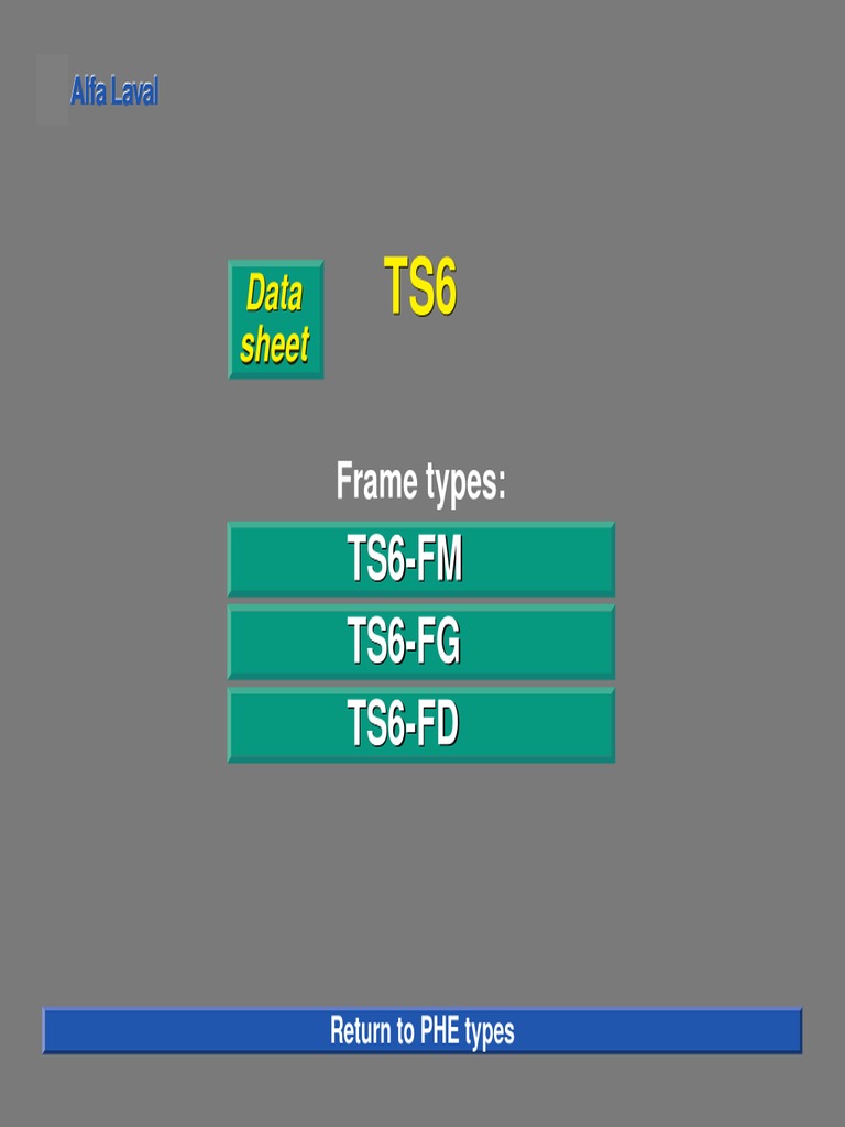 Datasheet TS6 | PDF | Mechanical Engineering | Building Engineering