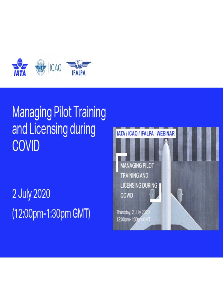 Contentassetsiata Icao Ifalpa Webinar Managing Pilot Training During ...