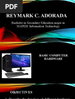 Semi Detailed Lesson Plan in Computer | PDF | Laptop | Computer Data Storage