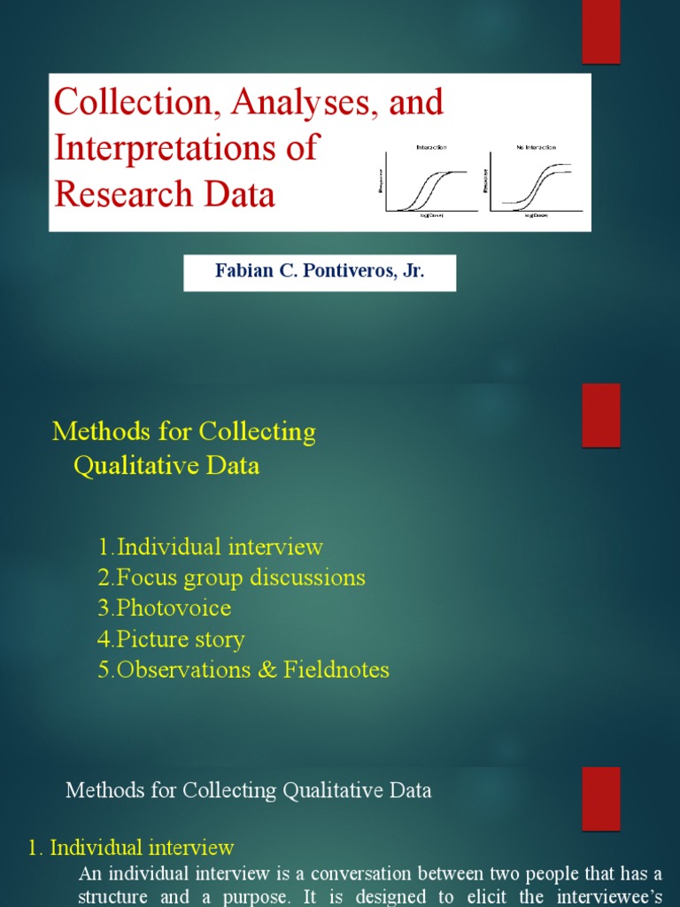 Collection, Analyses and Interpretation of Data | PDF | Focus Group ...