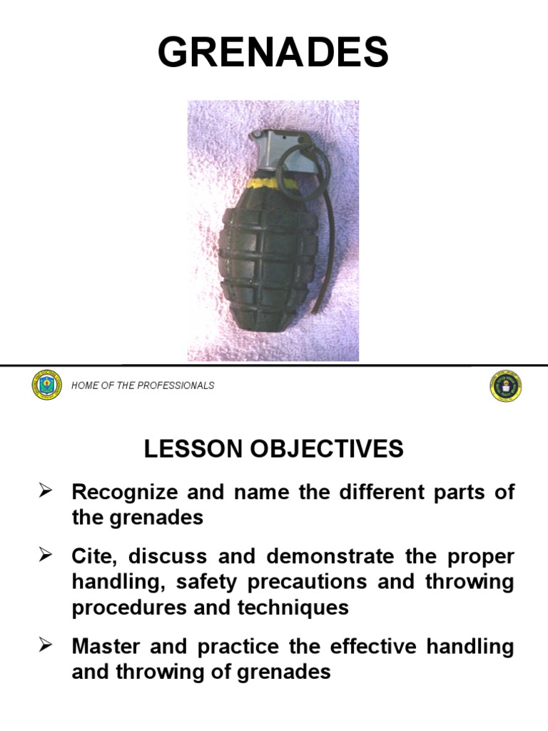 A Comprehensive Guide to Hand Grenade Safety, Operation, and Effective ...