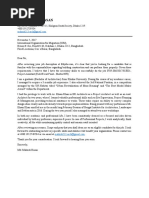 NGO Job Application Letter Sample | PDF | Résumé | Non Governmental ...