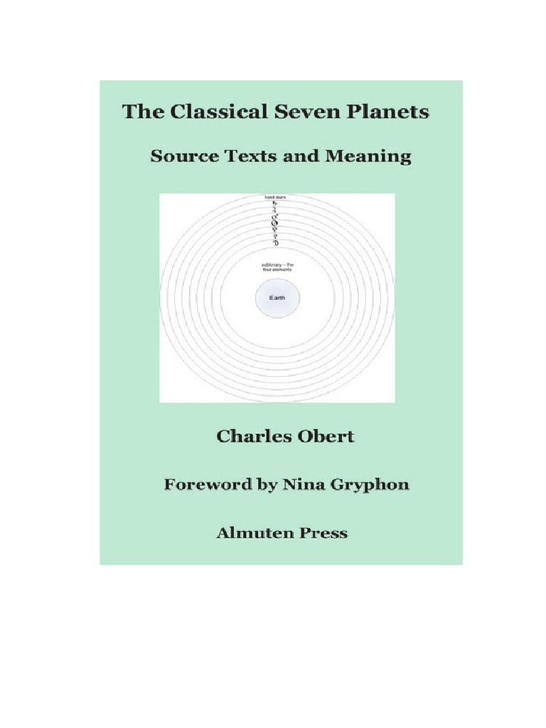 The Classical Seven Planets by Charles Obert | PDF | Planets | Planets ...