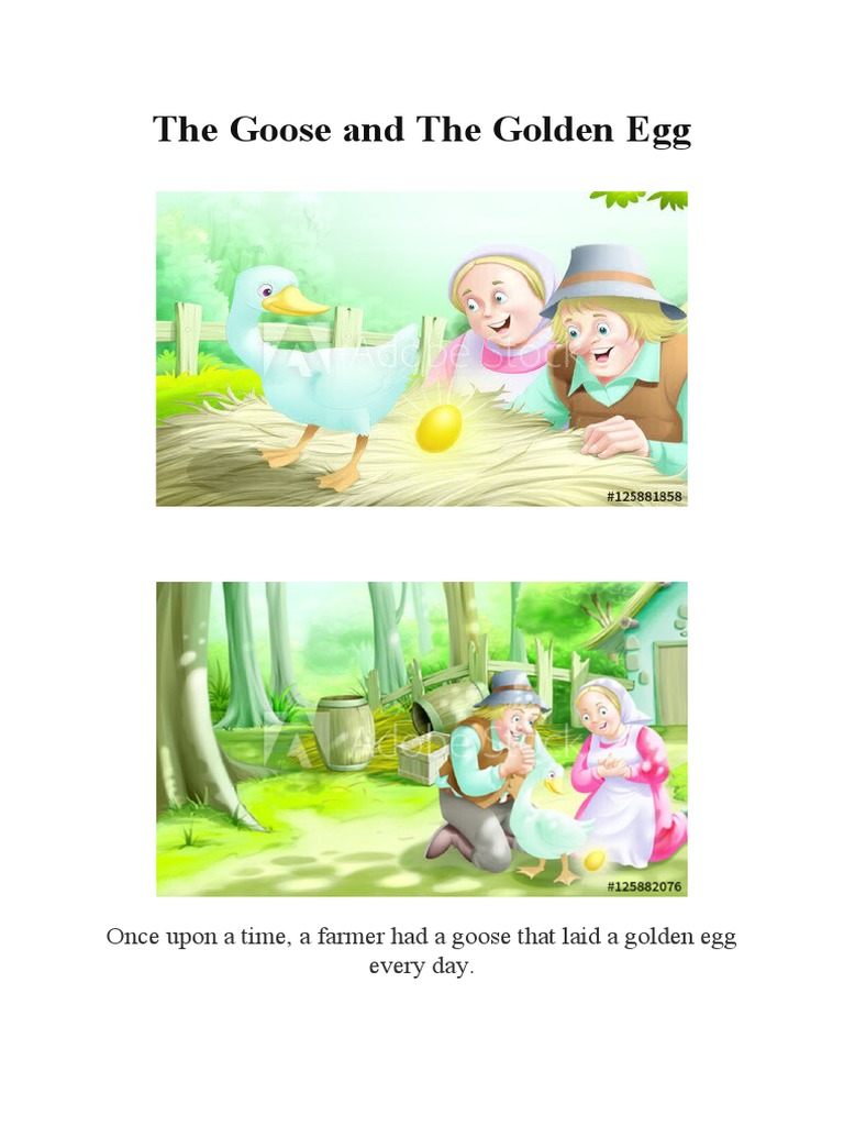 The Goose and The Golden Egg: Once Upon A Time, A Farmer Had A Goose ...