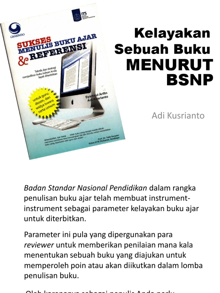 Kelayakan BSNP | PDF