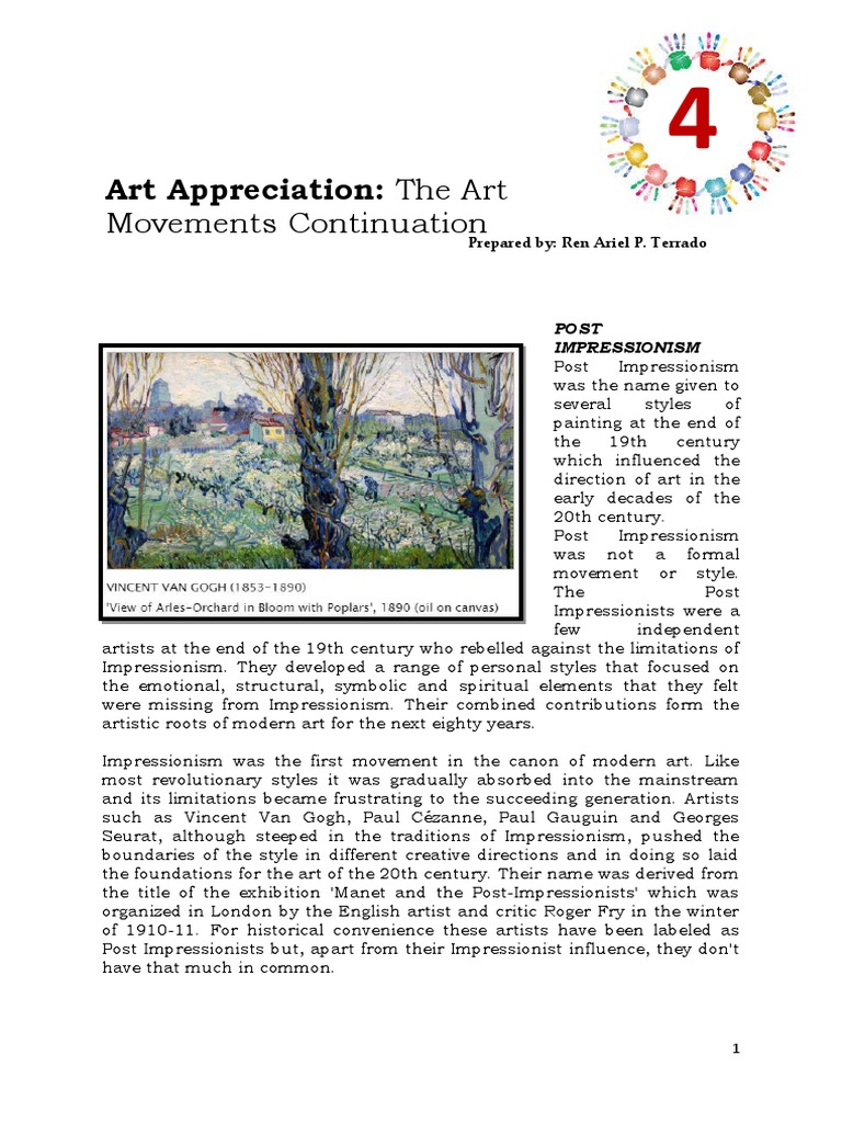 Post-Impressionism: The Artistic Roots of Modern Art | PDF ...