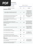 Canteen Inspection Checklist | PDF | Refrigerator | Foods