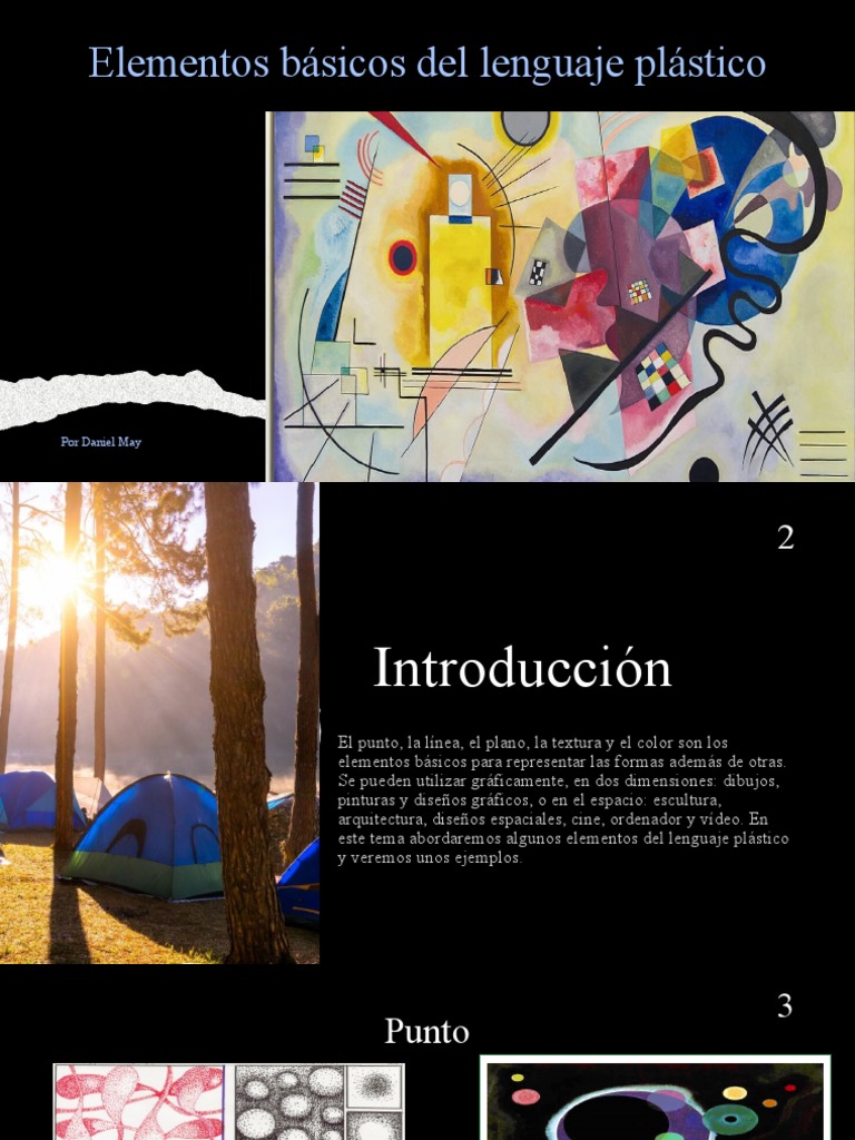 Elementos Básicos Del Lenguaje Plástico | PDF | Color | Espacio