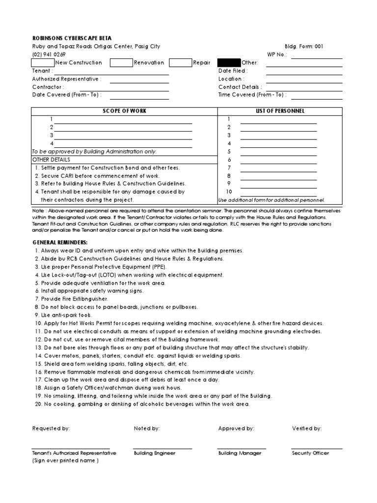 Robinsons Cyberscape Beta: To Be Approved by Building Administration ...