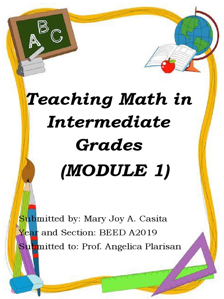 Lesson 1 (Module) Mathematics | PDF | Constructivism (Philosophy Of ...