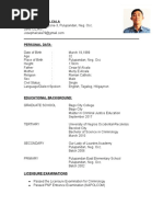 BJMP Applicants Personal Profile Form | PDF | Computer File | Information