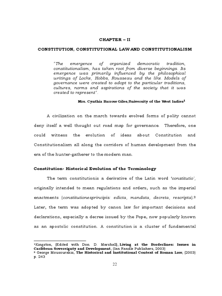 Constitution, Constitutional Law and Constitutionalism | PDF | Constitution | Sovereignty