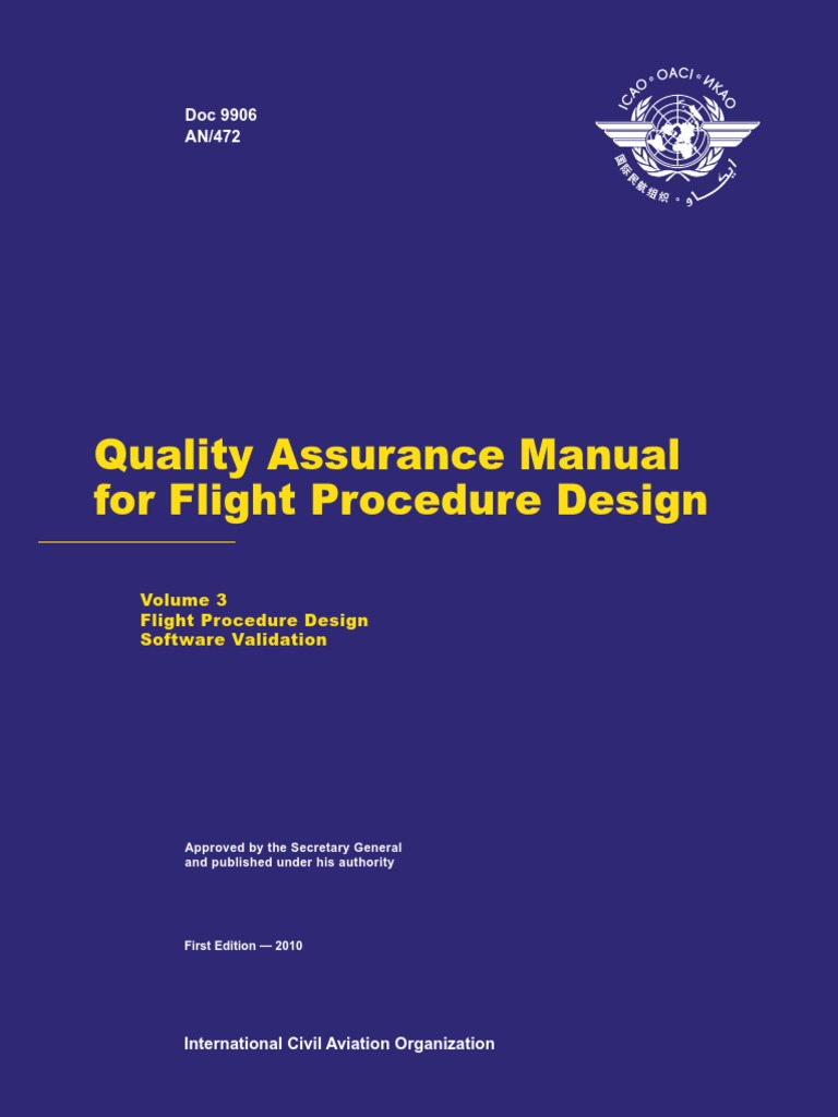 9906 - Vol III - Flight Procedure Design Software Validation (1) 2010 ...