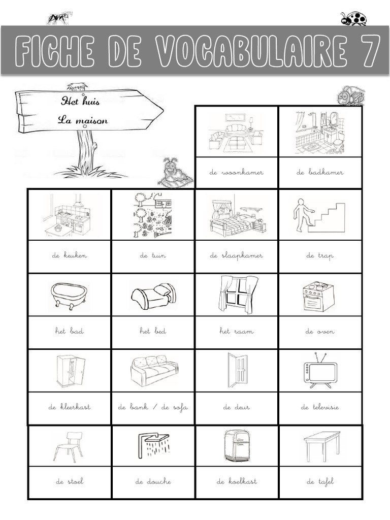 Fiches de Vocabulaire 2 | PDF