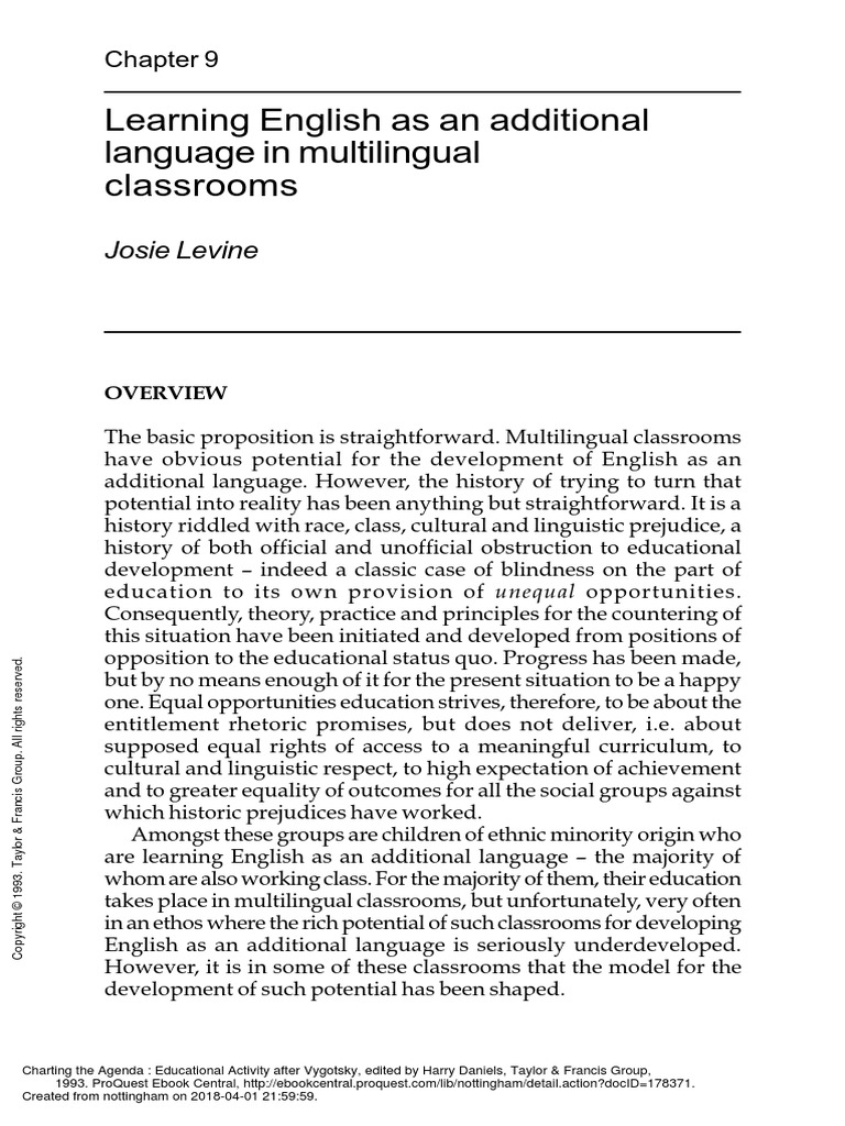 Charting The Agenda Educational Activity After Vyg... - (9 Learning ...