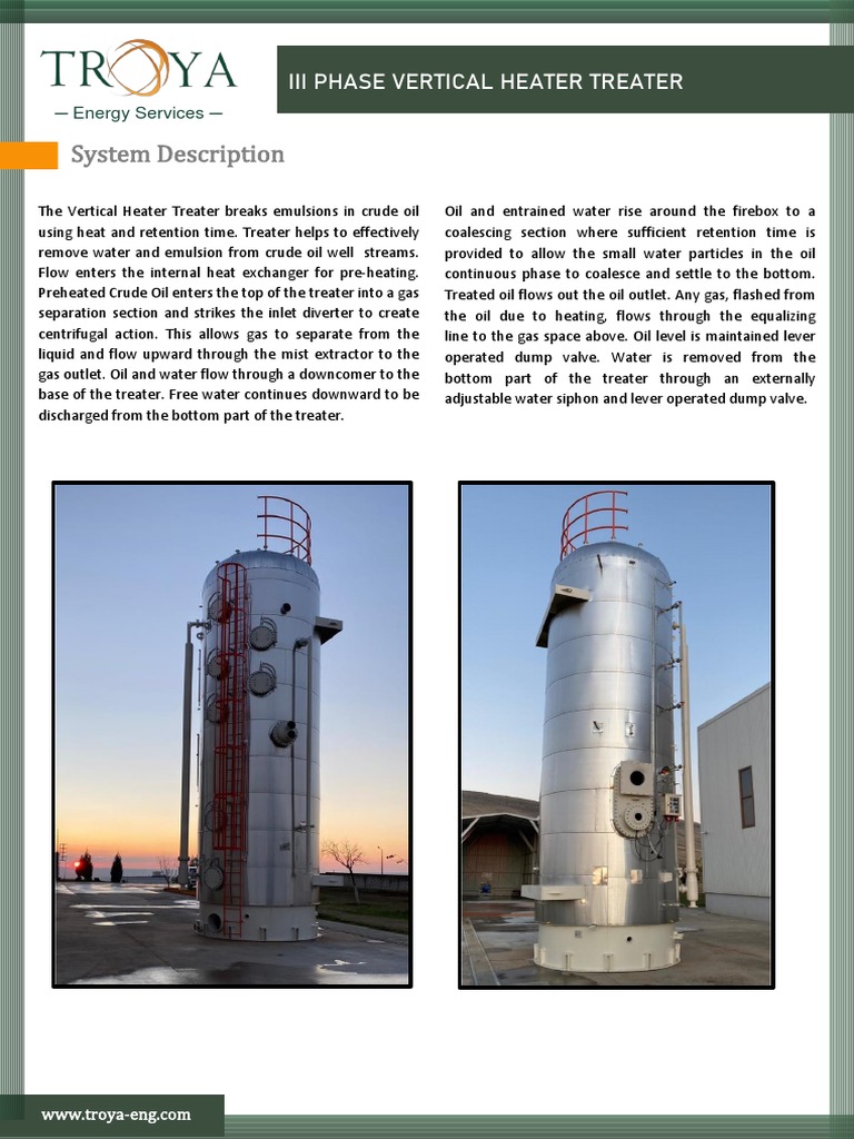Heater Treater Separator | PDF | Building Engineering | Applied And ...
