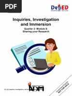 3IS-Inquiries, Investigations and Immersions - Q1 - SHS Applied | PDF ...