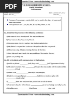 CBSE Class 2 English Practice Worksheets (113) - Unseen Passage | PDF ...