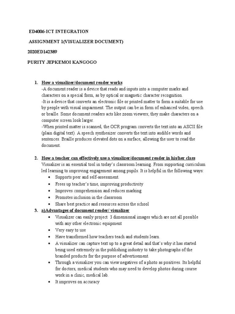 Ict Intergration | PDF | Optical Character Recognition | Communication