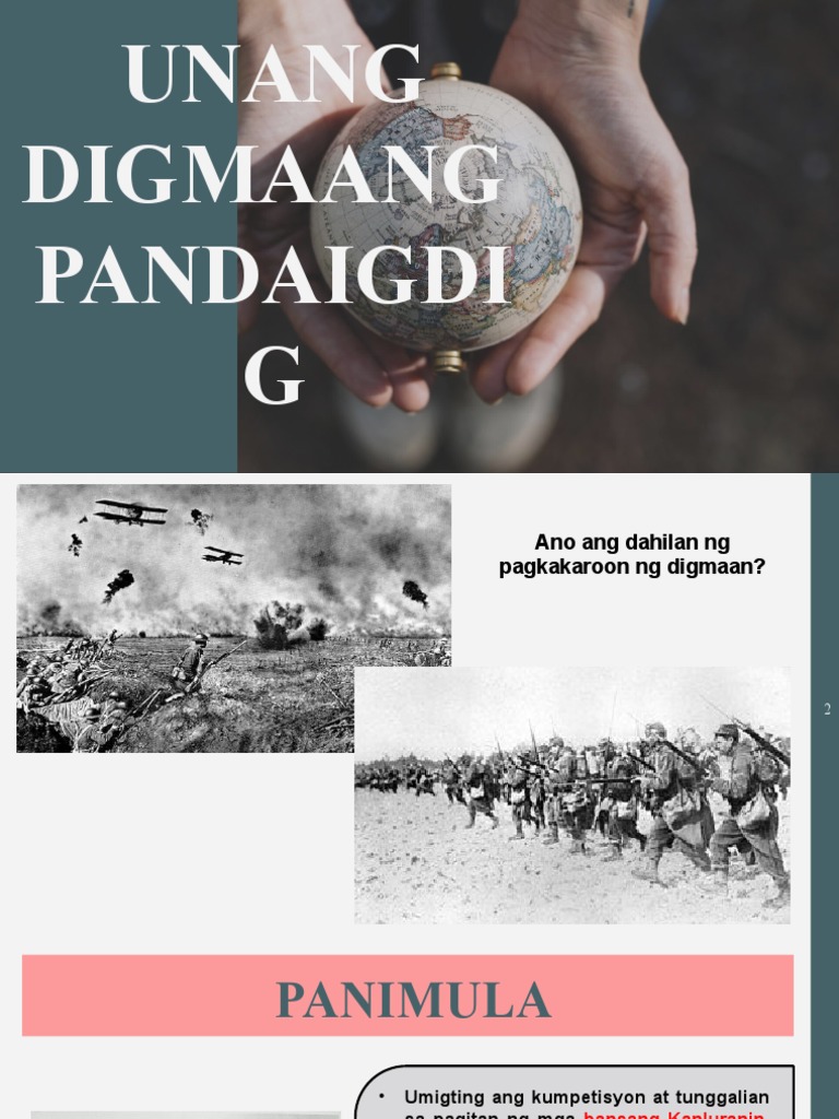Unang Digmaang Pandaigdig | PDF