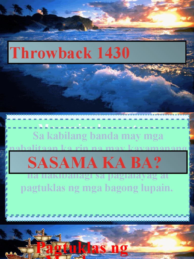 Paggalugad at Pagtuklas NG Mga Bansang Kanluranin | PDF