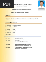 CV of Arsalan | PDF | Civil Engineering | Engineering