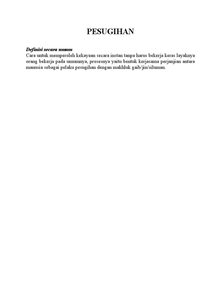 PESUGIHAN | PDF PESUGIHAN | PDF