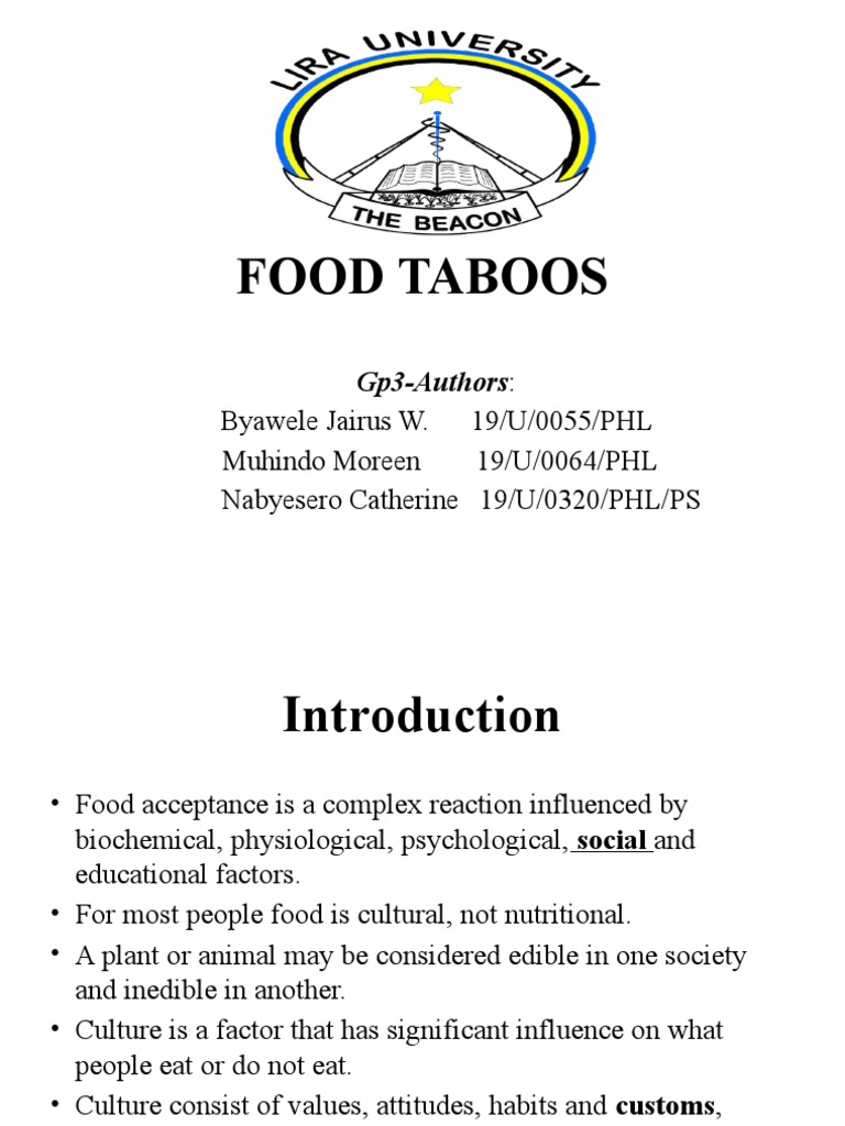 Jairo Food Taboos 1 | Download Free PDF | Foods | Health Sciences