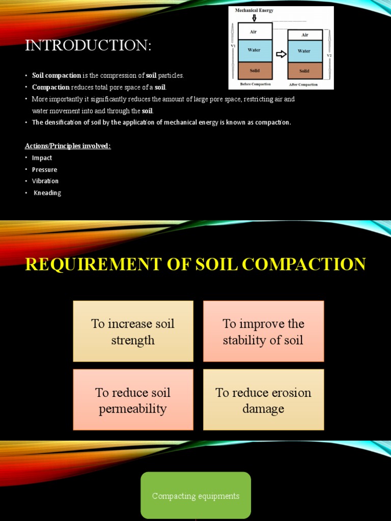Soil Compaction Methods & Equipment | PDF