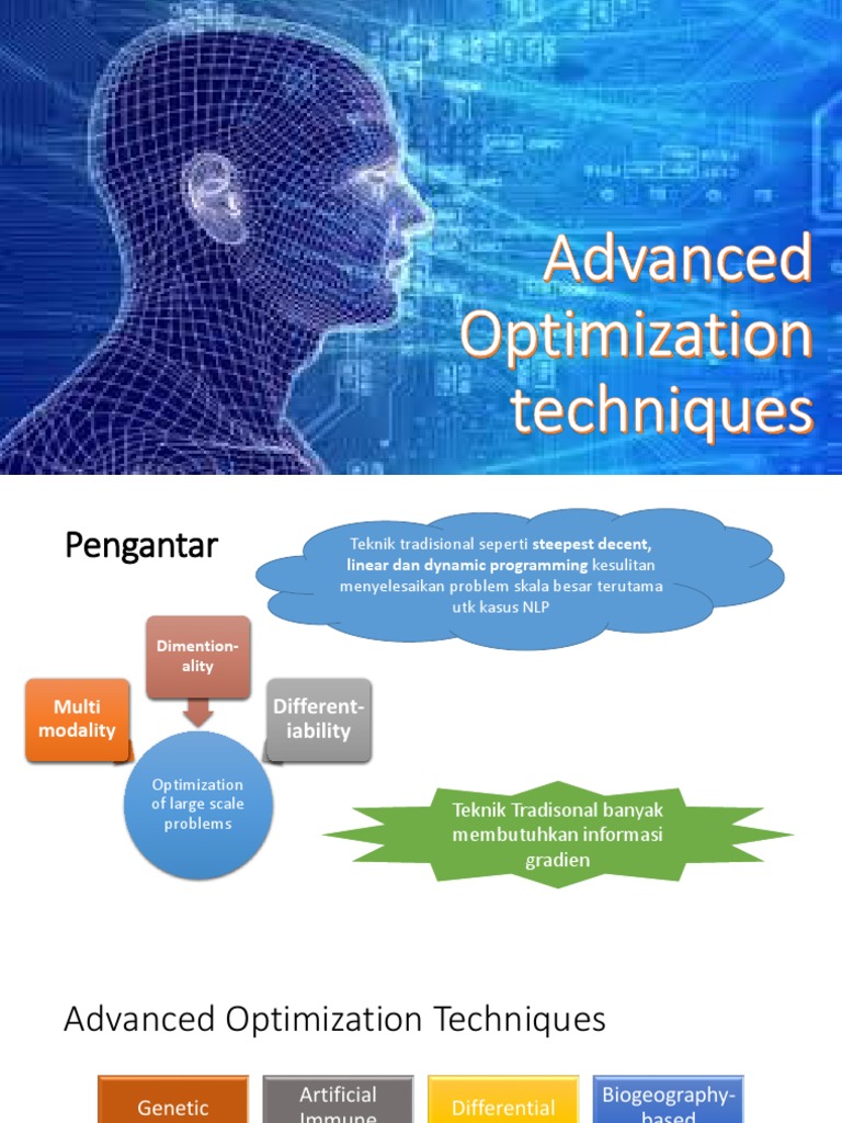 Advanced Optimization Techniques1 | PDF