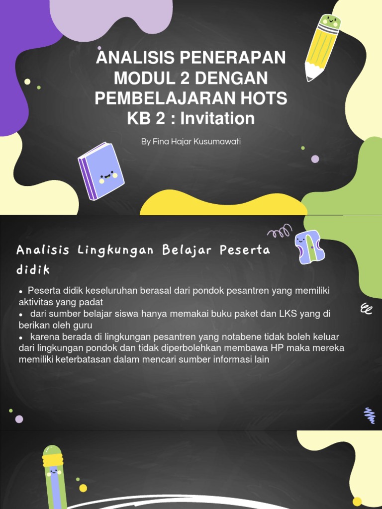 Analisis Materi Modul 2, INVITATION | PDF