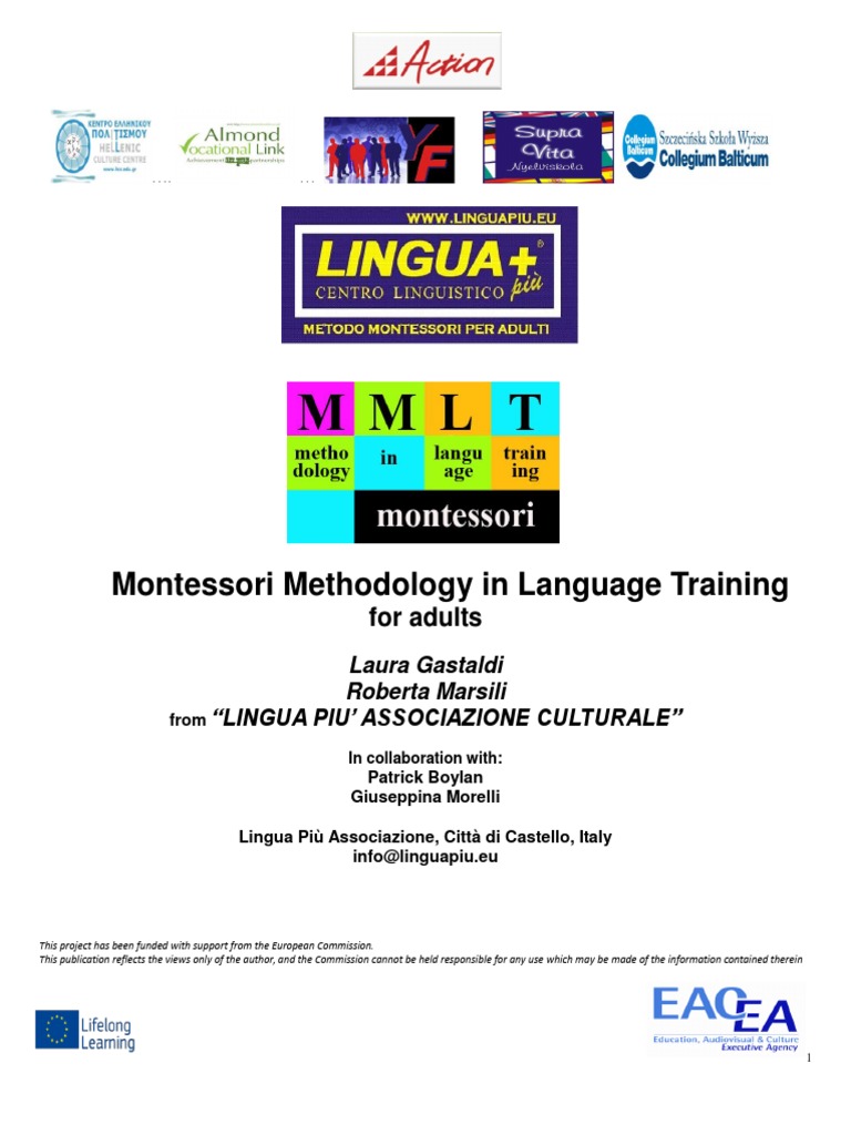 ManualEnglish - Montessori | PDF | Second Language | Teachers