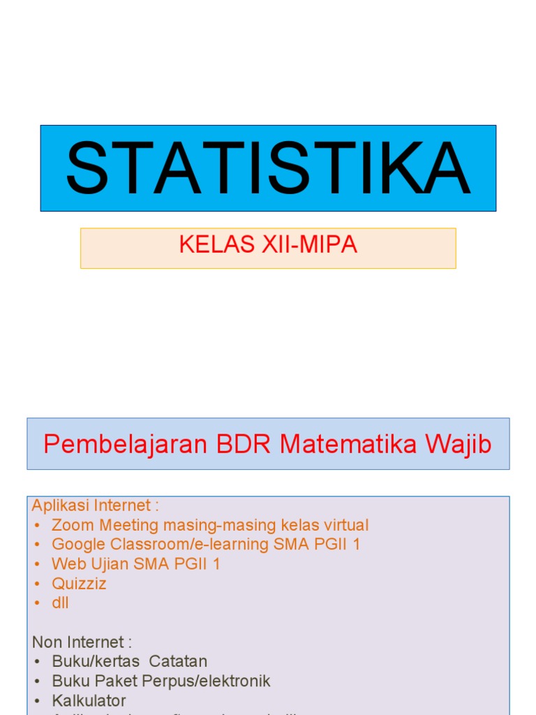 Statistika | PDF