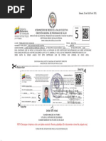 Carta Consular para Licencia de Conducir | PDF