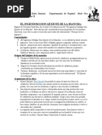 Análisis Literario de Don Quijote de La Mancha | PDF | Don Quijote ...