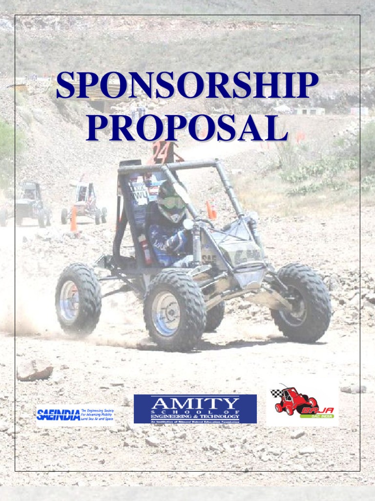 Vehicle Sponsorship for Baja SAE 2008 | PDF | Steering | Off Roading