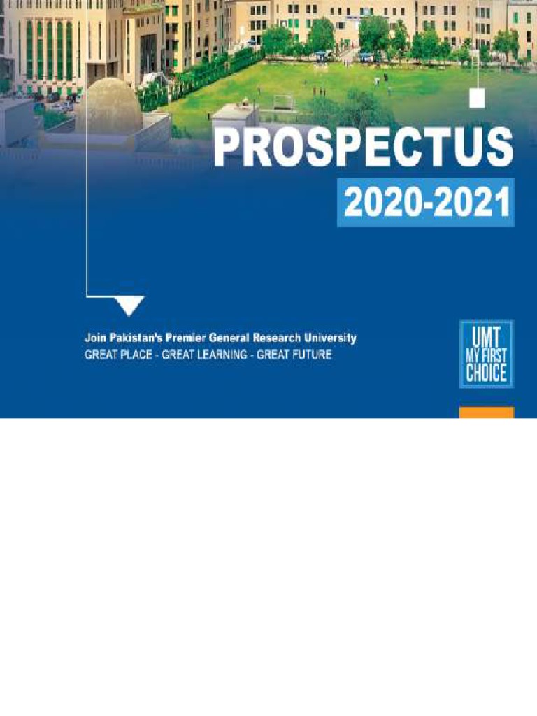 Umt Prospect Us | PDF | Data Science | Bachelor's Degree