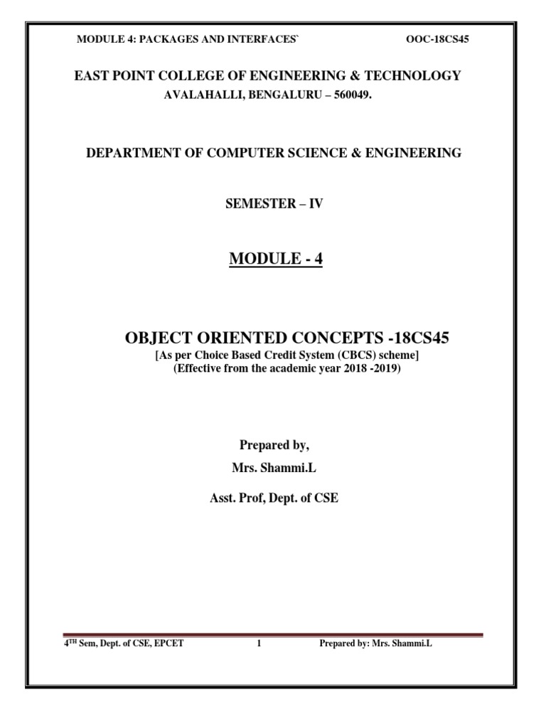 OOC Module 4 | Download Free PDF | Process (Computing) | Thread (Computing)