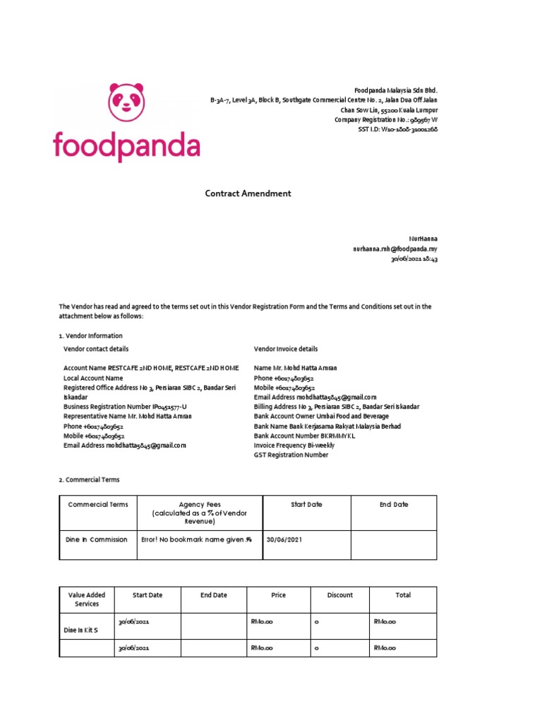 Food Panda | PDF | Indemnity | Legal Liability