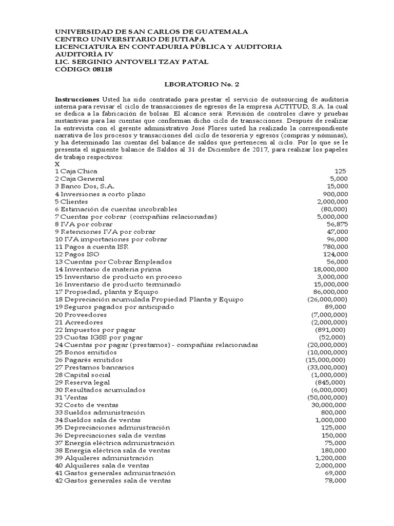 Laboratorio No. 2 | PDF | Economias | Servicios financieros