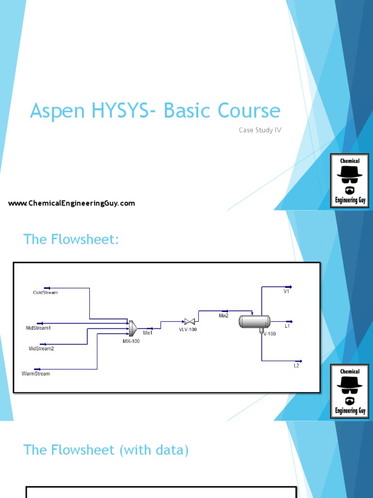 Aspen HYSYS-Basic Course: Case Study IV | PDF
