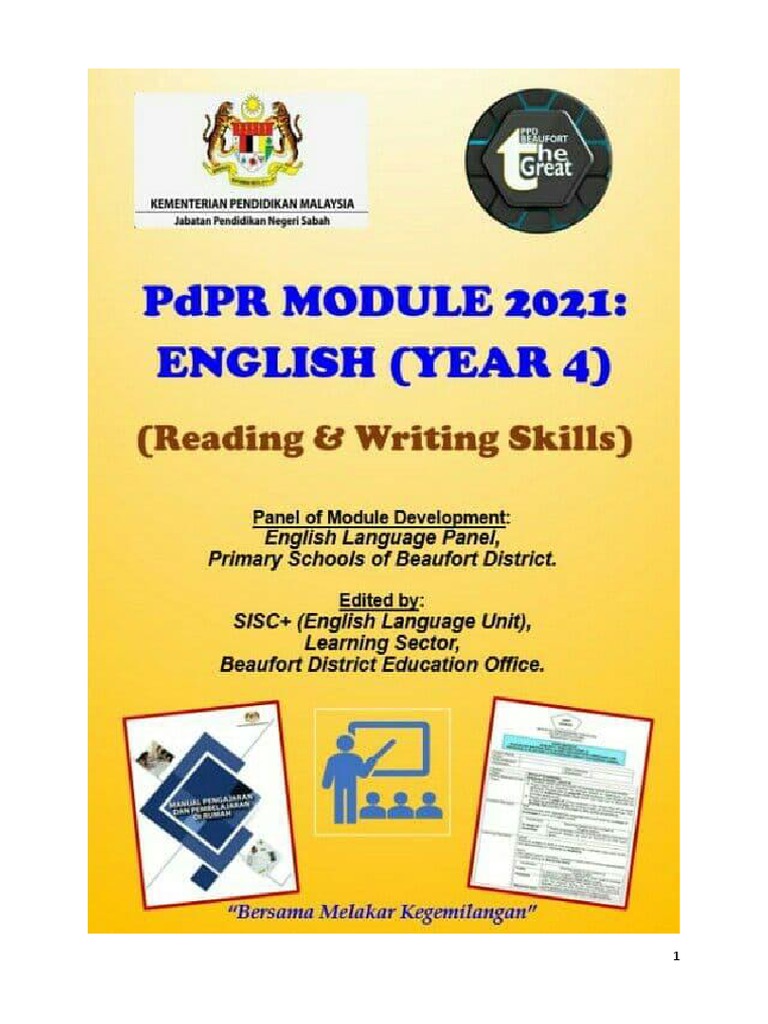 (English Year 4 Unit 2) Module PDPR 1 PPD Beaufort 2021 | PDF | Vocabulary | English Language