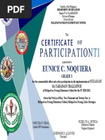 Certificate of Recognition For Feeding Program | PDF