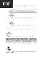 Pictogramas de Peligrosidad | PDF | Combustión | Inflamación