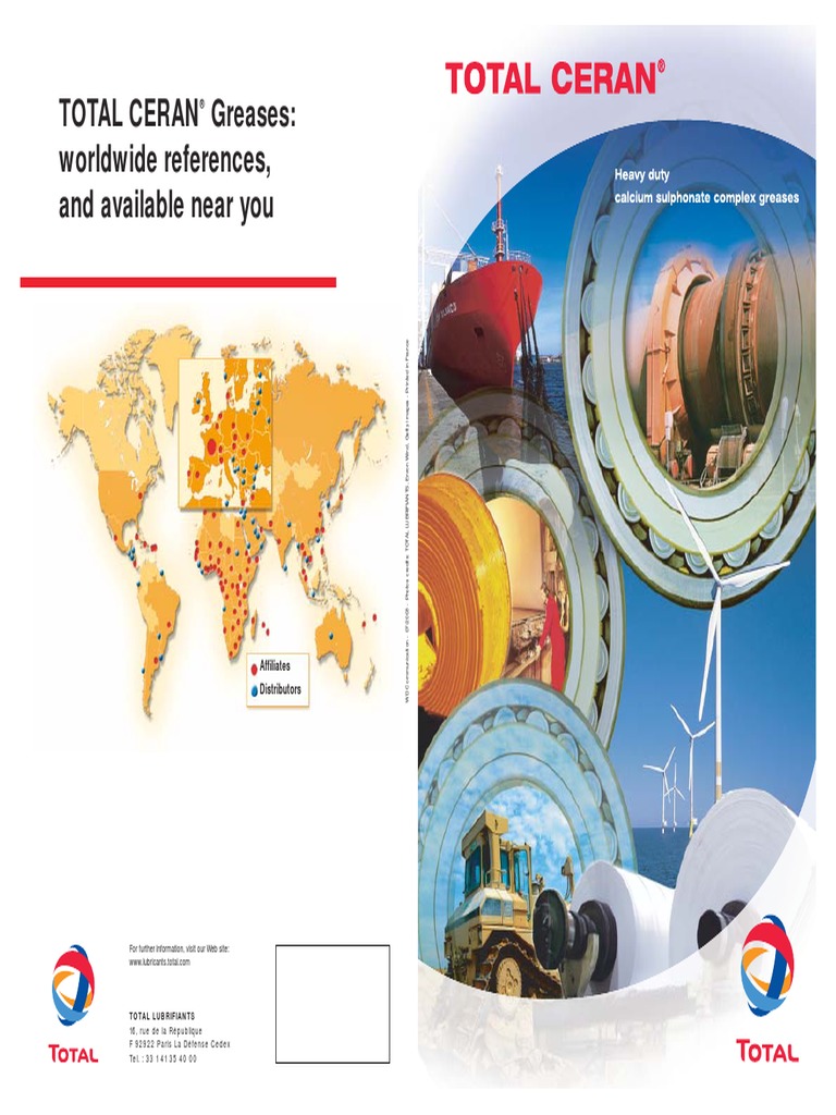 Ceran Greases Tds | PDF | Lubricant | Bearing (Mechanical)