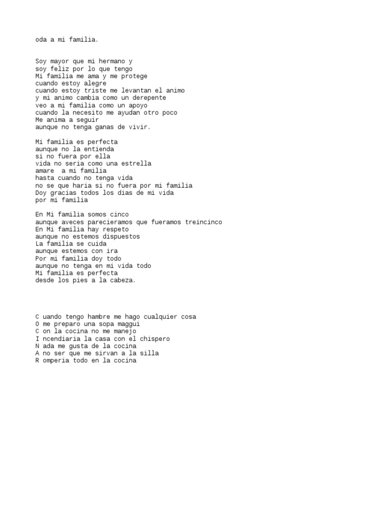 Oda A Mi Familia | PDF