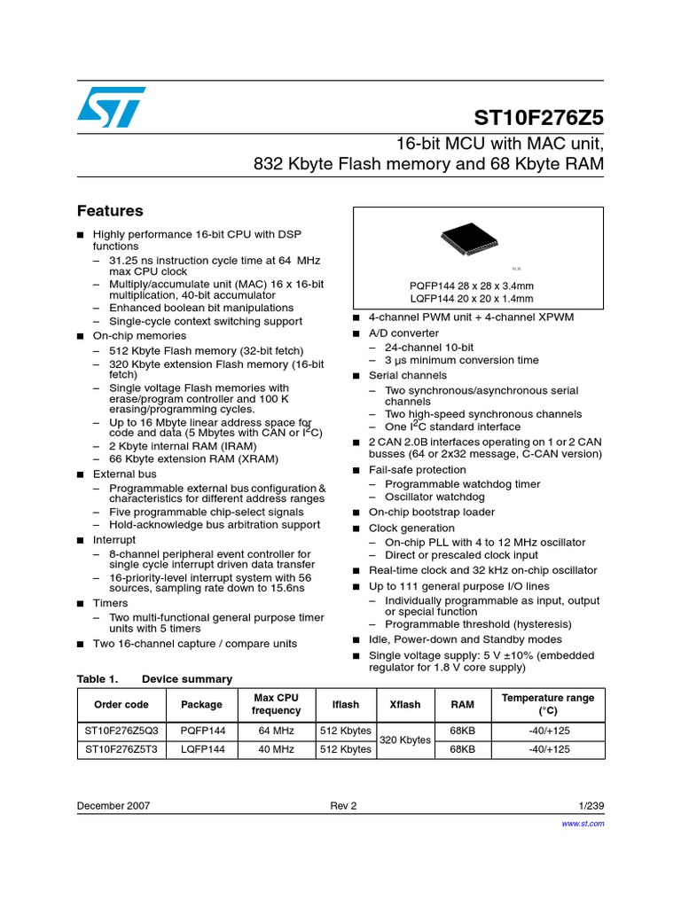 Datasheet | PDF | Booting | Computer Engineering